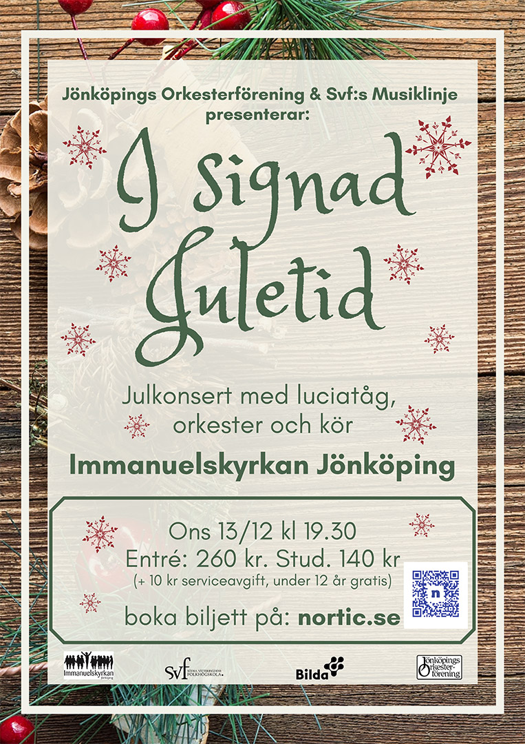 Musik i signad juletid – Södra Vätterbygdens Folkhögskola